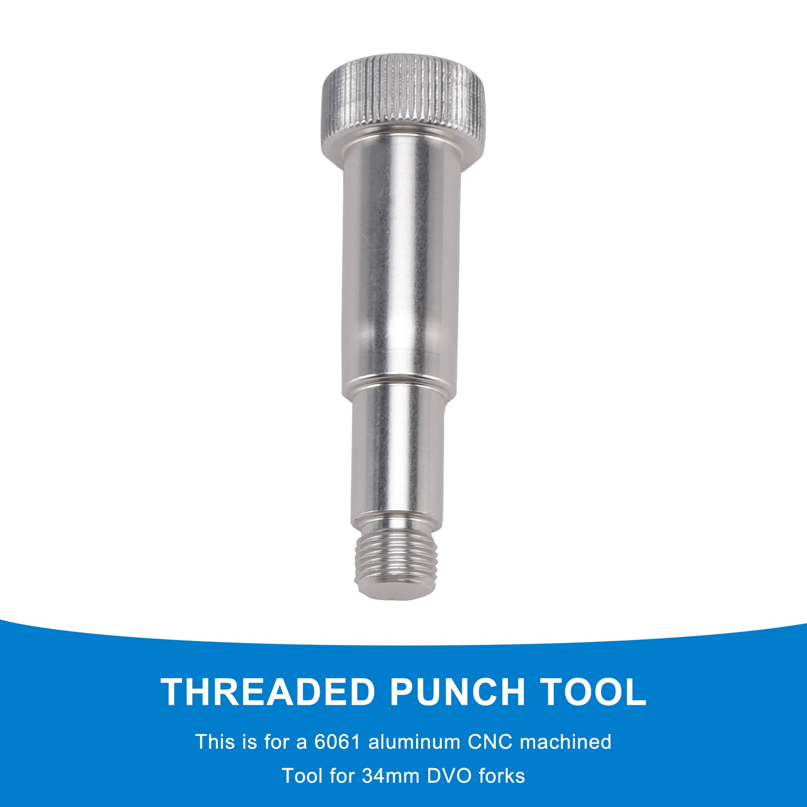 Lower Leg Removal Tool.-Threaded punch to remove DVO leg for DVO Fork