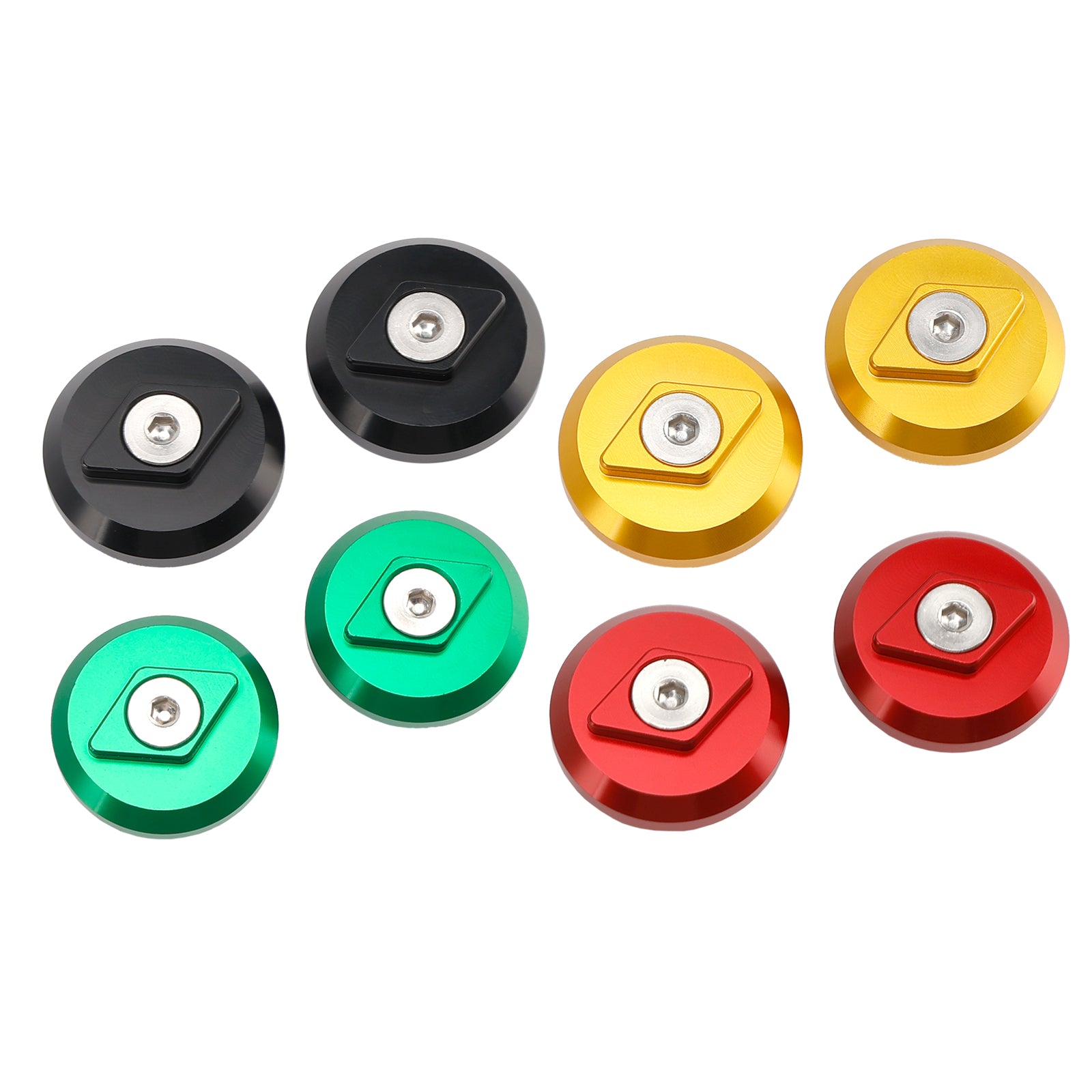 PAIR BILLET ALUMINUM FRAME PLUGS FOR KAWASAKI NINJA 500 2024 2025