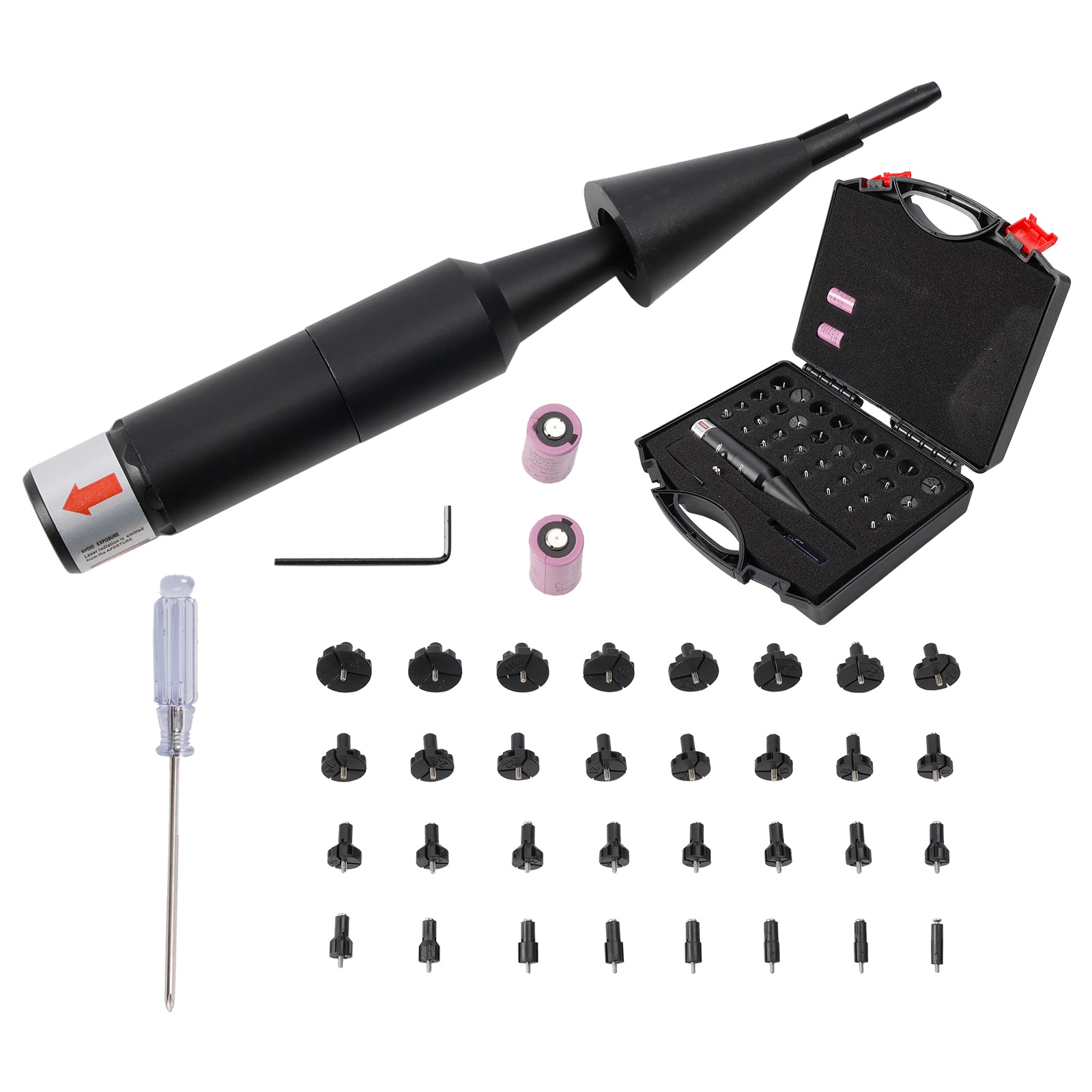 Bore Laser Sighter Professional Laser Bore Sight Kit - Red Laser For ...