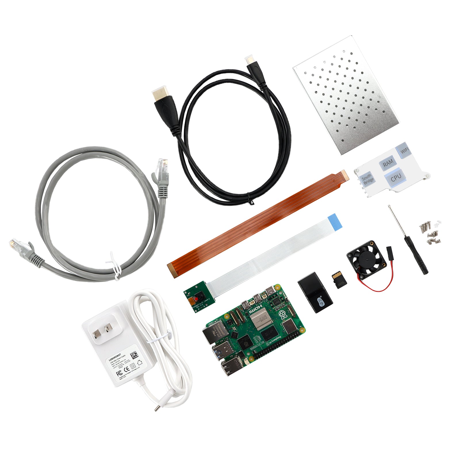 Raspberry Pi 5 Kit 8G Development Board Camera Python Programming Adva